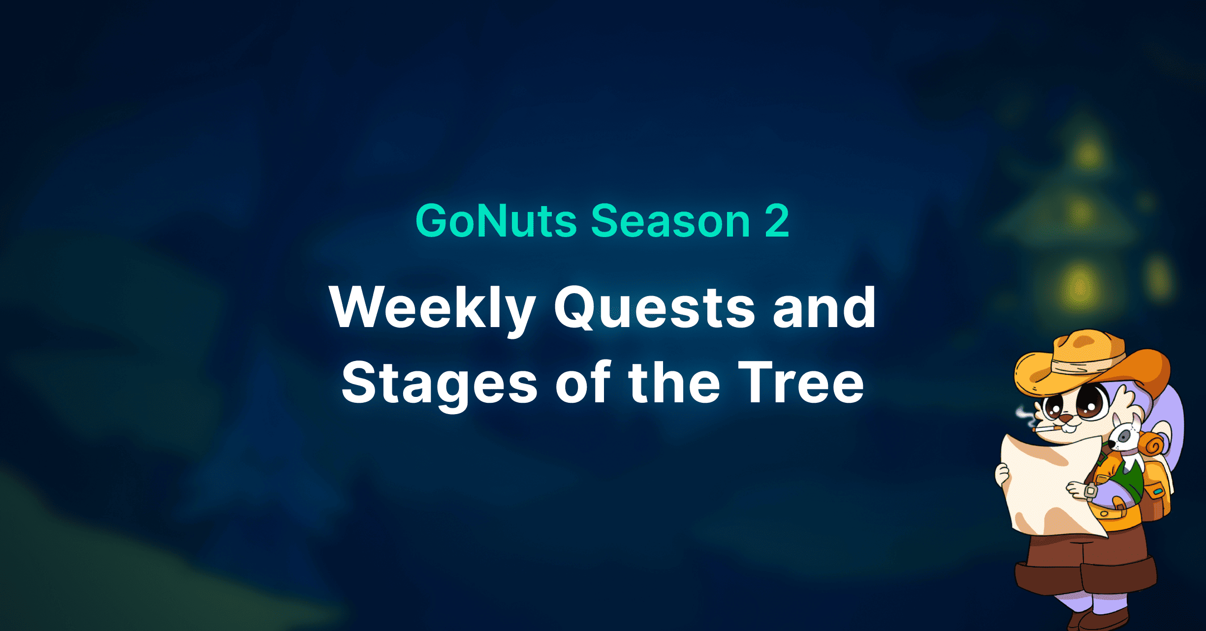 GoNuts Season 2: Weekly Quests and the Stages of the Tree